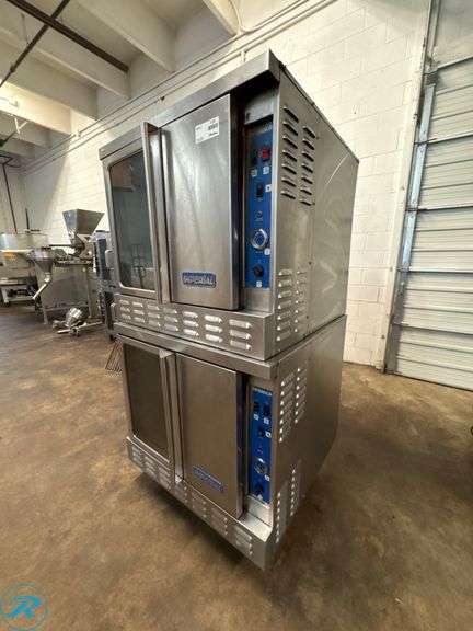 Imperial Double-Stack Gas Convection Ovens on Casters - Roller Auctions
