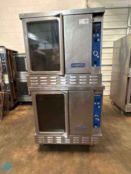 Imperial Double-Stack Gas Convection Ovens on Casters - Roller Auctions
