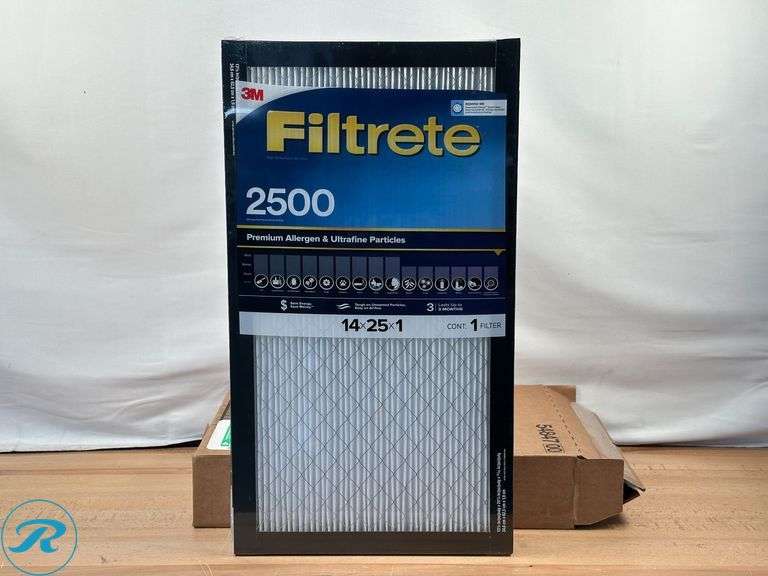 3M 2500 Series Filtrete 1" Filter, 4-pack - New - Roller Auctions