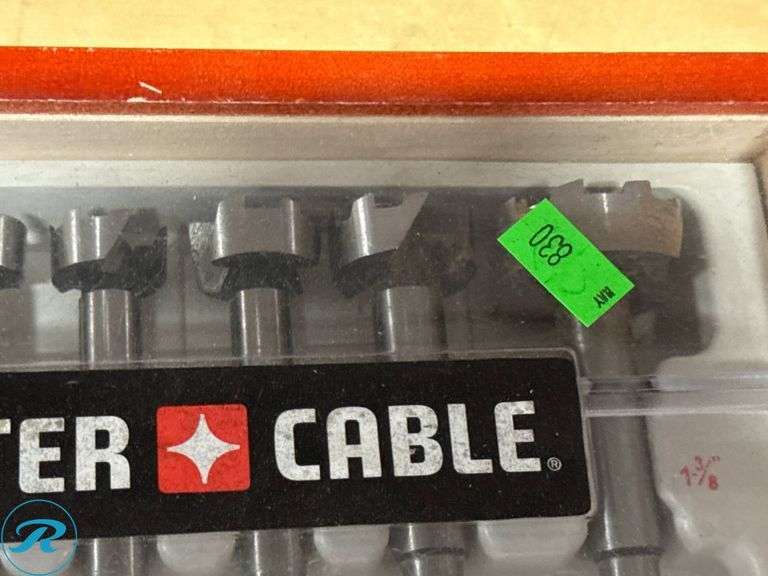 Mitutoyo Dial Caliper and Porter-Cable Router Bit Set - Roller Auctions