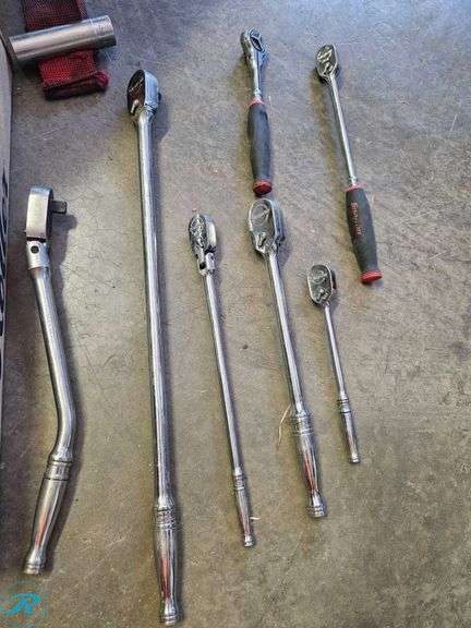 Snap-on Assorted Socket Set with Ratchets,Extensions, Wobble Sockets ...