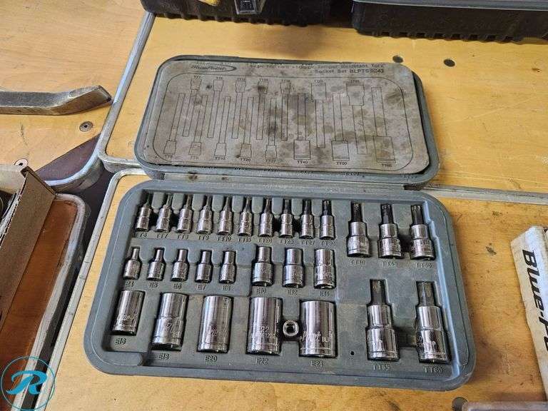 Blue-Point 43-Piece 3/8-Inch Drive Tamper-Resistant Torx Socket Set ...