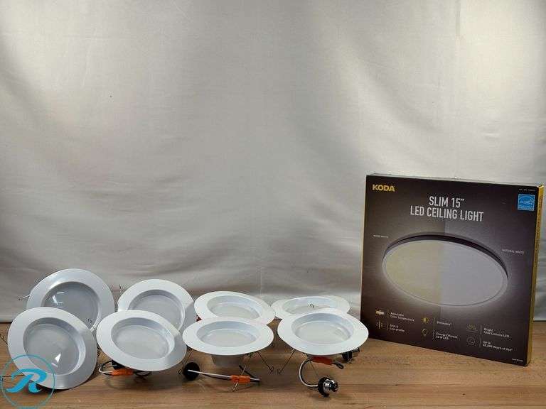 KODA Slim 15" LED Ceiling Light With Adjustable Color Temperature- Like ...