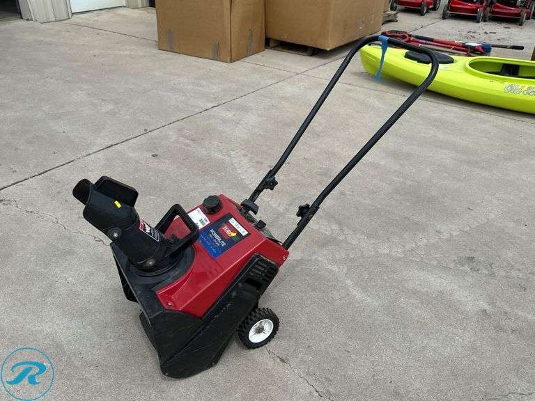 Toro Powerlite Snowblower, 98cc Engine, Electric Start, 16-Inch Width ...