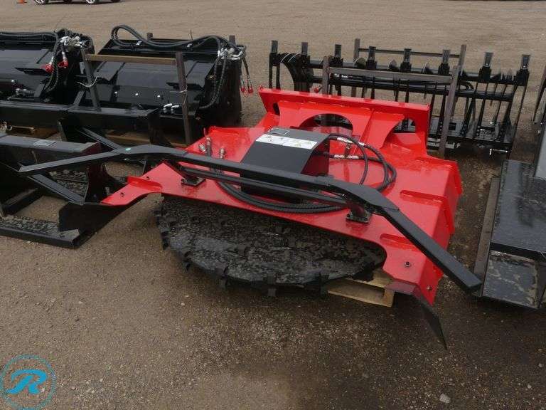 New Giyi GY-DM39 Hydraulic Disc Mulcher Attachment to Fit Skid Steer ...