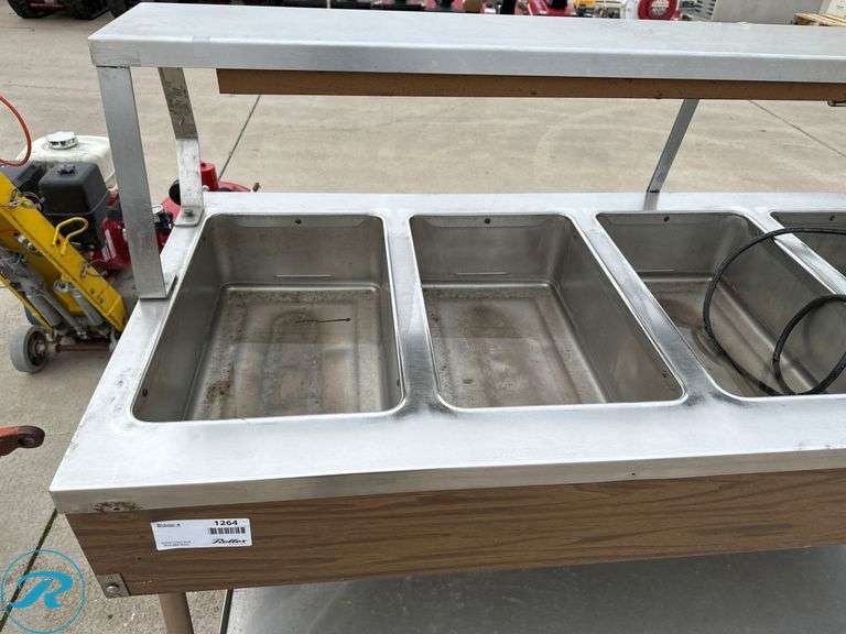 Seco Company 3703 5-Bay Food Warmer with Overhead Heat - Roller Auctions