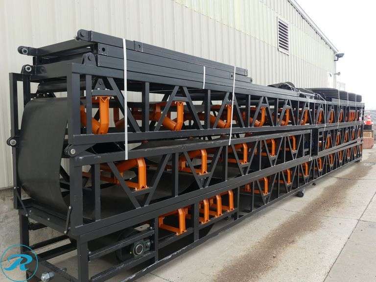 New Super Portable Radial Stacking Conveyor - Roller Auctions
