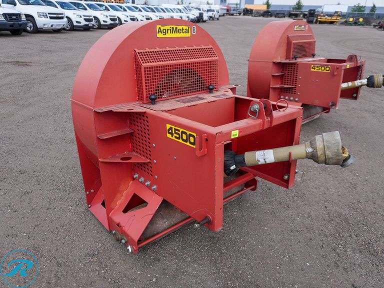 Agrimetal 4500 3-Point Hitch Leaf And Debris Blower, With Roller And ...