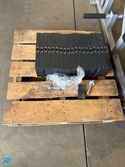 Magnum Fitness Systems Cable Pulley Machine with Weight Stack - Roller ...