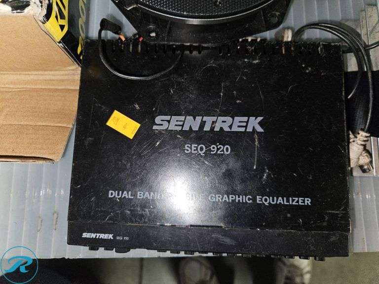 Audio System Components Including Jensen Power 900 Amp, Rockwood ...