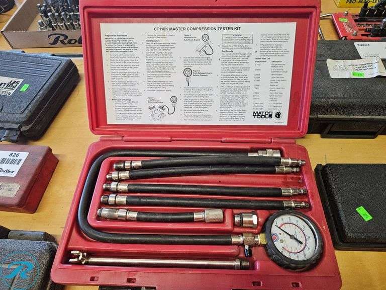 Matco Tools CT110K Master Compression Tester Kit - Roller Auctions