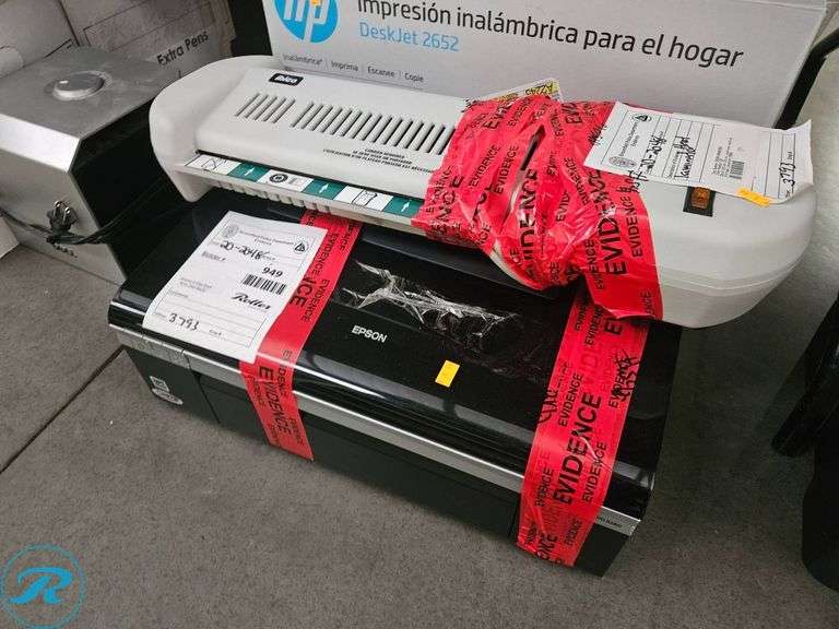 HP DeskJet 2652 Wireless Printer, Laminator, and Additional Sealed Box ...
