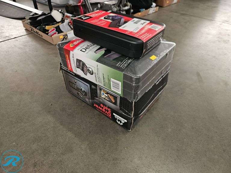 3 Security Items: Machir Electronic Drawer Safe, SentrySafe Deluxe Cash ...