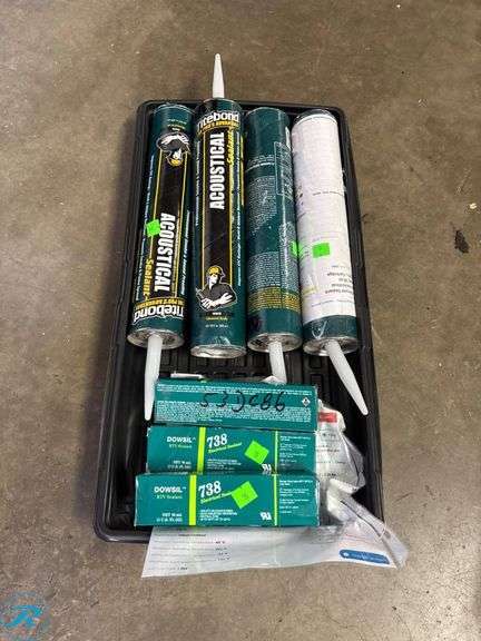 Titebond Acoustical Sealant and DowSil 738 Electrical Sealant Tubes ...