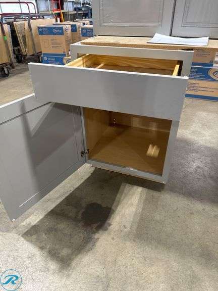 15 piece Denver Now – Wintucket Gray Shaker Kitchen Cabinet Set ...