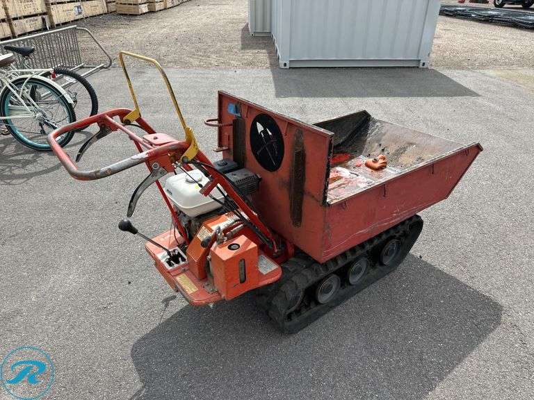 Canycom BFP602 Tracked Mini Dumper with Honda GX160 Gas Engine - Roller ...