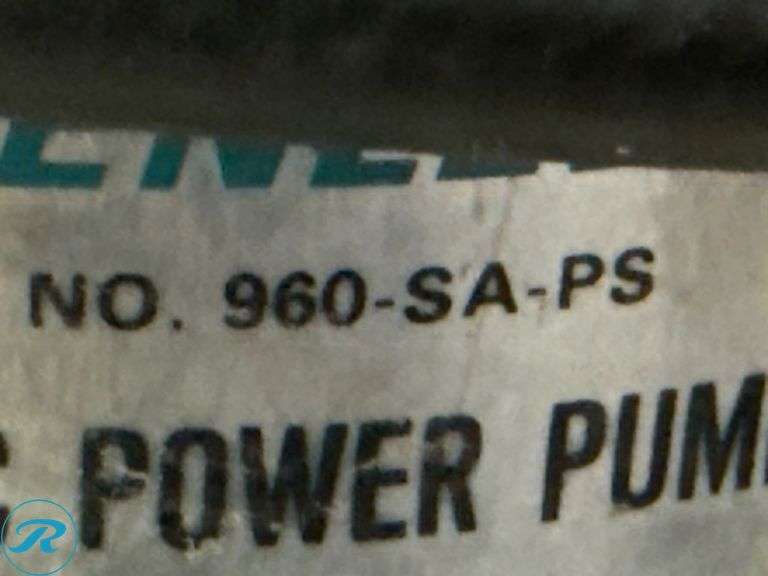 Greenlee 960-SA-PS Hydraulic Power Pump, 1-1/2 HP, 115V AC, 3450 RPM ...