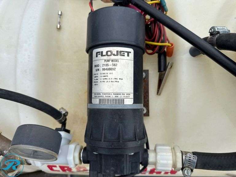 Craftsman Tow-Behind Sprayer with Flojet Pump - Roller Auctions