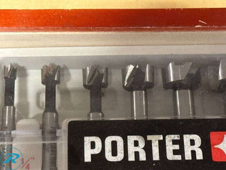 Mitutoyo Dial Caliper and Porter-Cable Router Bit Set - Roller Auctions