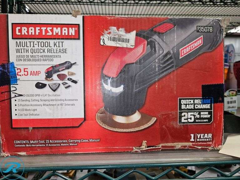 Craftsman Tools Assortment Including Rotary Tool, Reciprocating Saw ...