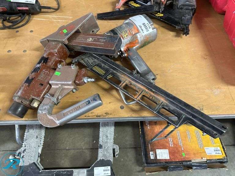 (2) Pneumatic Nail Guns and Stapler Combo - Roller Auctions