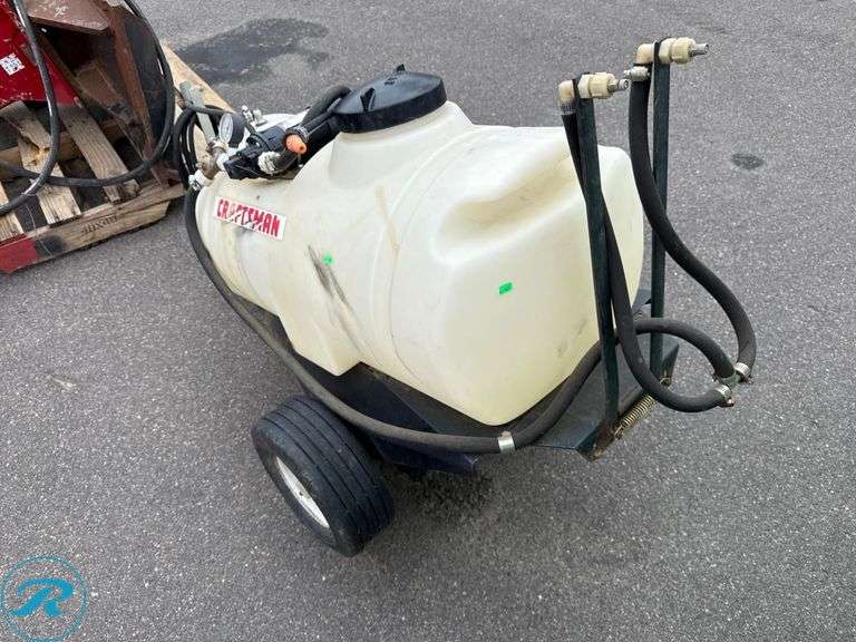 Craftsman Tow-Behind Sprayer with Flojet Pump - Roller Auctions