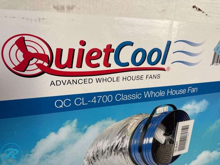New QuietCool QC CL-4700 Classic Whole House Fan with Accessories ...