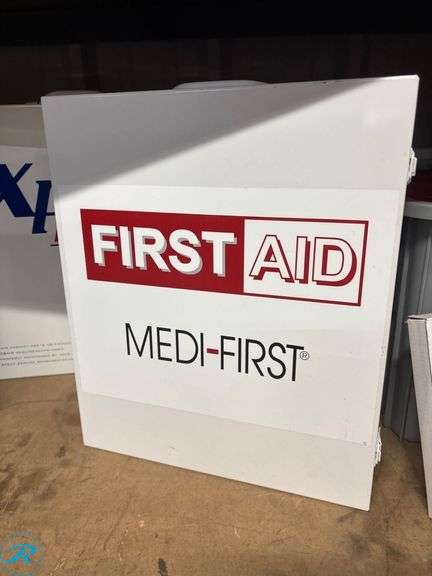 (3) First Aid Cabinets Including Cintas, Medi-First, and Xpect Models ...
