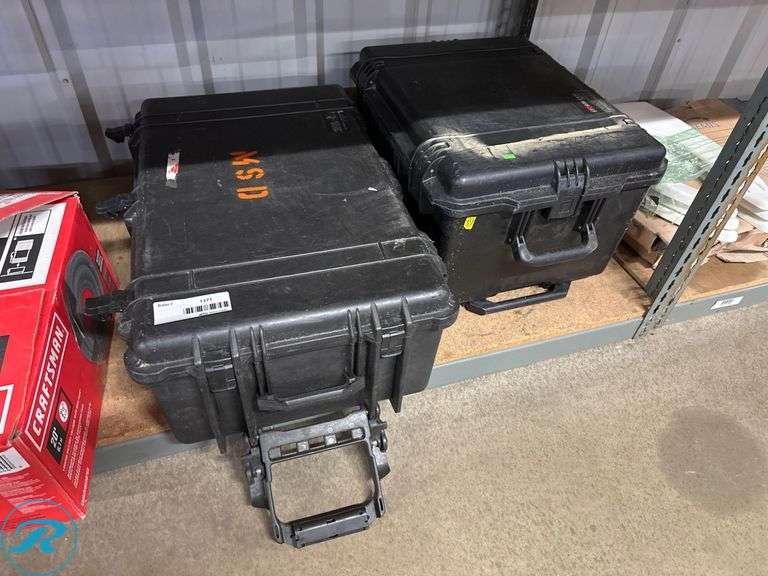 Two Hard Cases: Pelican 1650 Transportable Case and Hardigg Storm Case ...
