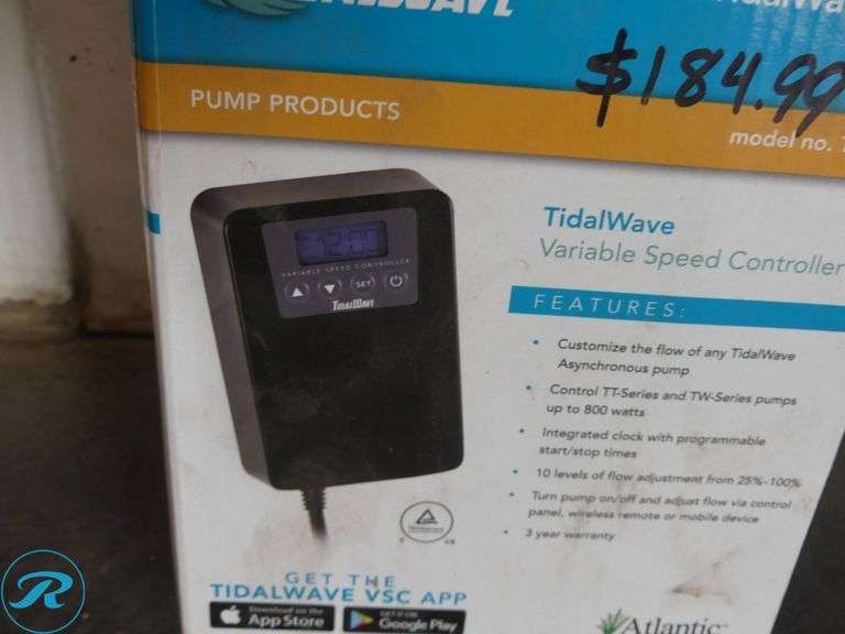 Tidal Wave VSC Variable Speed Controller for T-Series and TW-Series ...