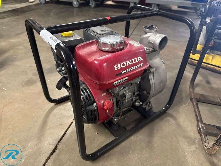 Honda WB20XT4A Gas-Powered Water Pump With Frame - Roller Auctions
