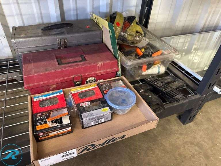Toolboxes, Fasteners, and Hand Tools - Roller Auctions