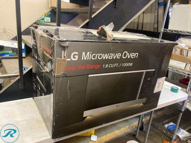 (1) New Open Box- LG 1.8-cu ft Over-the-Range Microwave with Sensor ...