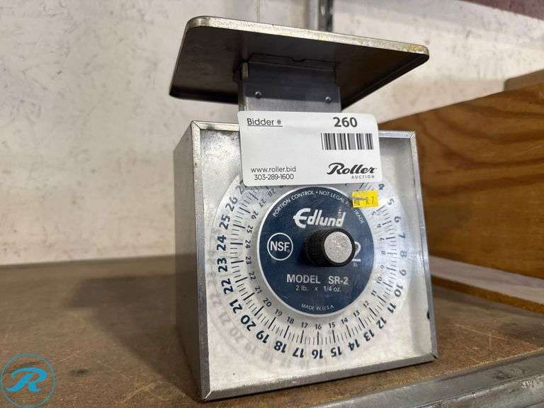 Edlund Model SR-2 Portion Control Scale, 2 lb. Capacity - Roller Auctions