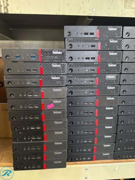 (121) Lenovo ThinkCentr Desktop Computers: - Roller Auctions