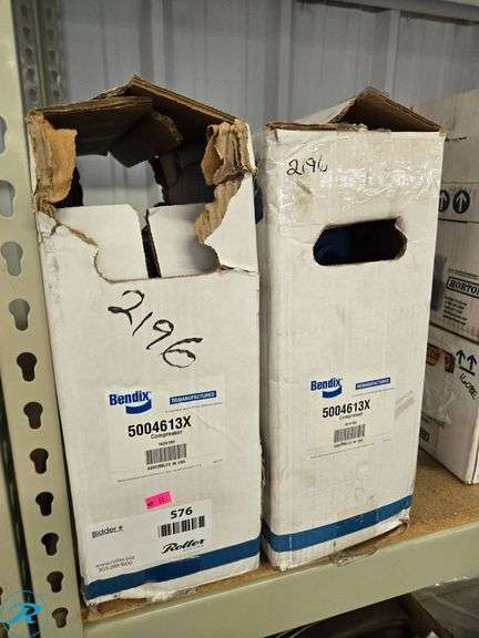 Two Bendix Remanufactured Compressors, Model 5004613X - Roller Auctions