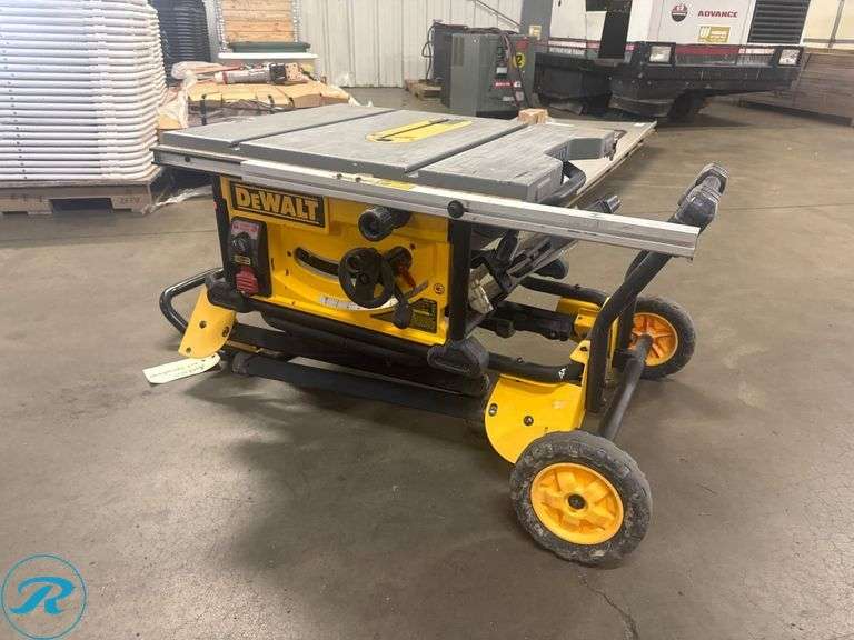 DeWalt DWE7491 Table Saw with Stand, Model Type 1,(Inoperable) - Roller ...