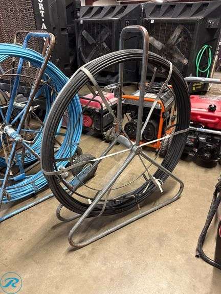 Sewer Snake with Metal Frame Reel - Roller Auctions
