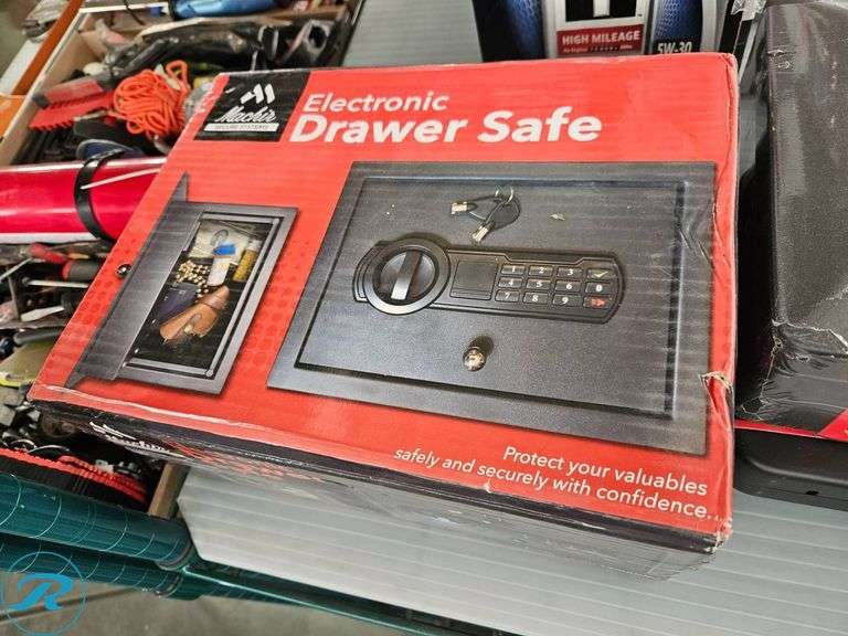 Electronic Drawer Safe and SentrySafe Deluxe Cash Box - Roller Auctions