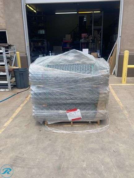 (9) New- Merchants Metals 5-ft H x 50-ft W 11.5 -Gauge Galvanized Steel ...