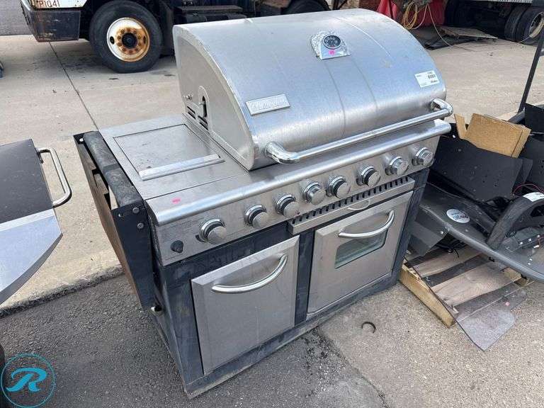 Charmglow Gourmet Series Propane Gas Grill Model 720-0536 with Side ...