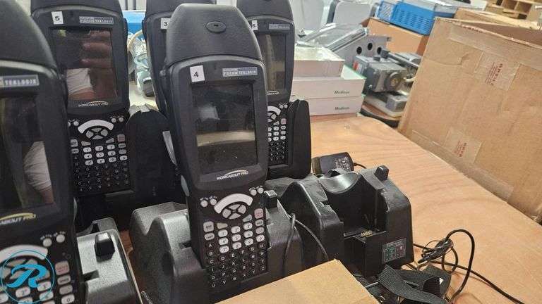 Psion Teklogix Workabout Pro Devices with Chargers and Model WA3006 ...