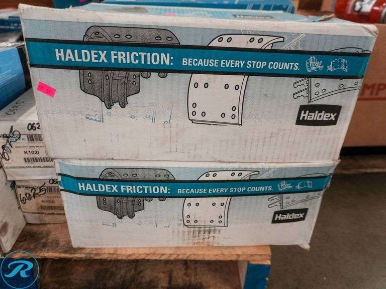 Pallet of Brake Pads, Brake Shoes, and Related Components by Haldex ...