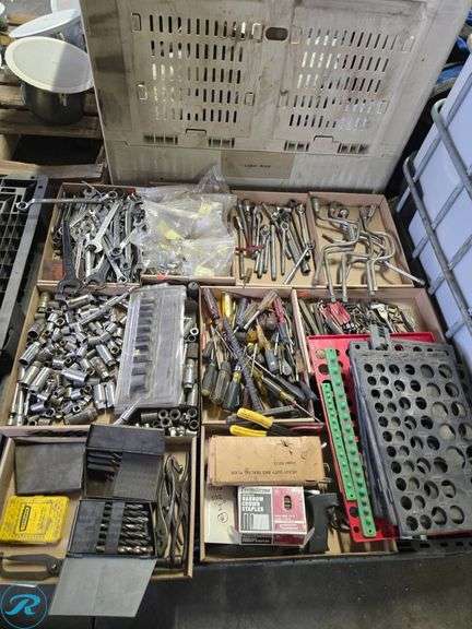 Pallet of Mixed Hand Tools, Sockets, Drill Bits, and Automotive ...