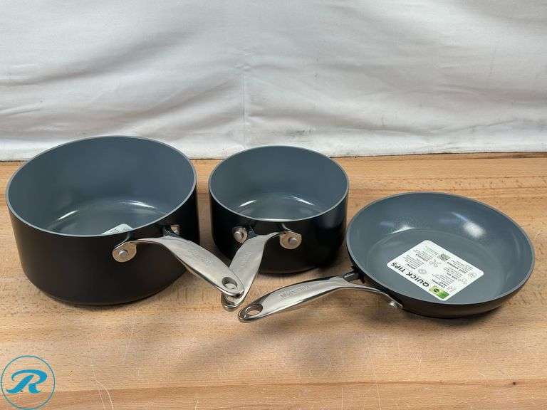 The Original GreenPan: VALENCIA PRO CERAMIC NONSTICK 11-PIECE COOKWARE ...