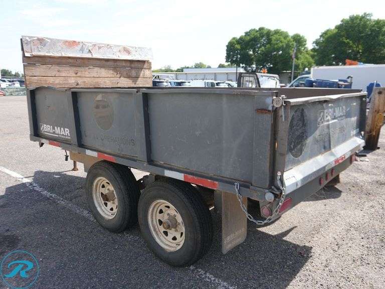 2007 Bri-Mar DT610 T/A Hydraulic Dump Trailer - Roller Auctions
