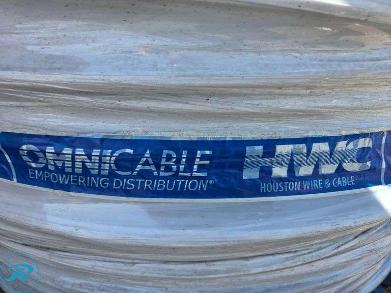Spool of Advanced Digital Cable with OmniCable and HWC Branding - Roller Auctions