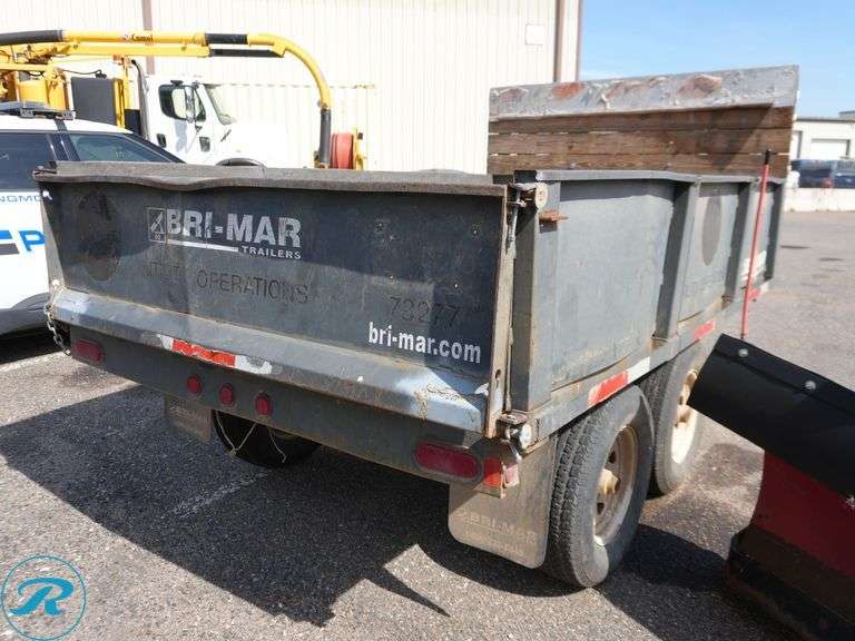 2007 Bri-Mar DT610 T/A Hydraulic Dump Trailer - Roller Auctions