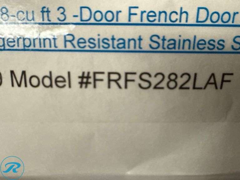 Frigidaire FRFS282LAF Standard-Depth 27.8-cu ft 3-Door French Door ...