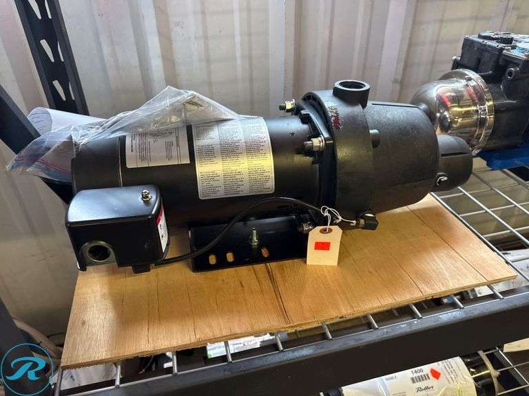 Dayton Shallow Well Jet Pump, Model 4HEY7, 1 1/2 HP - Roller Auctions